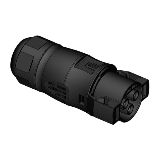 3 Poles Wired End Female Connector - Suzhou Luyi Electronic Technology ...